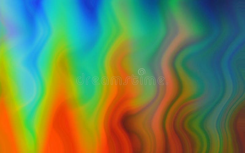 Rainbow Abstract Background Multicolor Stock Illustration ...