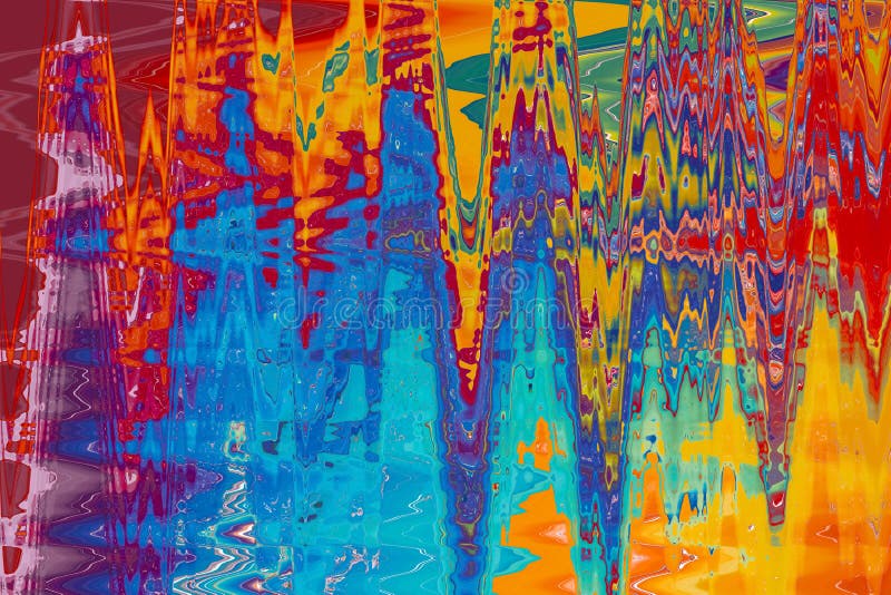 Rainbow Abstract Background, Psychedelic Pattern. Stock Photo - Image ...