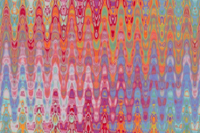 Rainbow Abstract Yellow-blue-orange Background and Psychedelic Pattern ...
