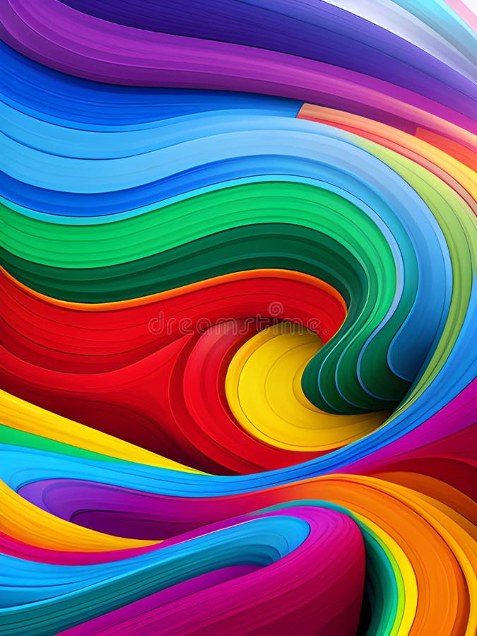 Rainbow Abstract Pattern Background, Colorful Spectrum Texture ...