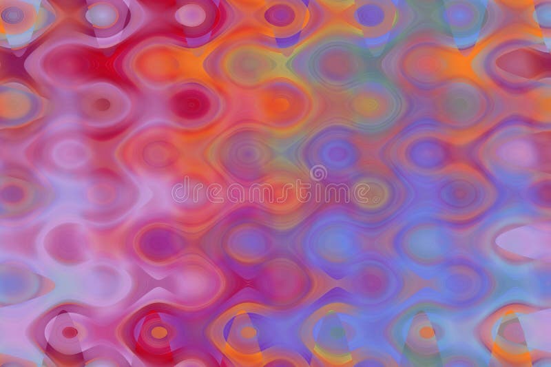 Rainbow Abstract Yellow-blue-orange Background and Psychedelic Pattern ...