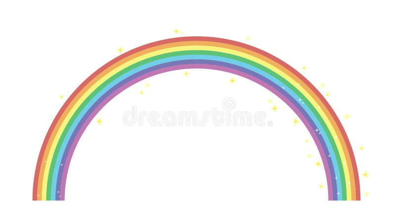 Rainbow animation stock video. Video of cute, abstract - 177711827