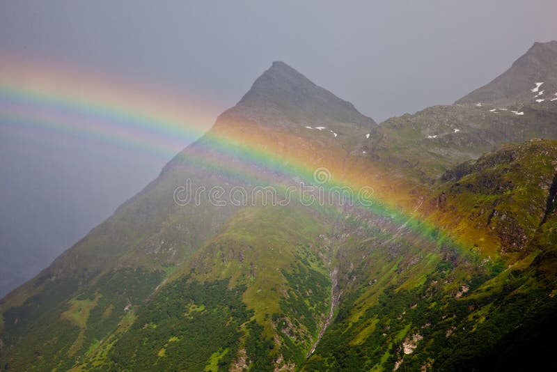 Rainbow stock photo. Image of woods, green, blue, valley - 29871780