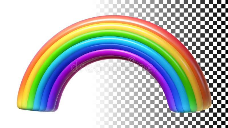 Rainbow Arch, Colorful Spectrum Bridge Design Element Png Transparent ...