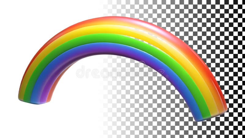 Rainbow Arch with Soft Colors, Pastel Gradient, Gentle Weather, Serene ...