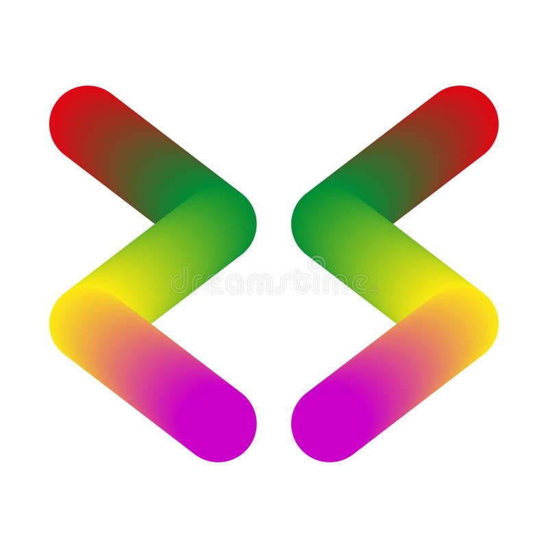 Arrow chevron icon stock illustration. Illustration of effect - 263109653