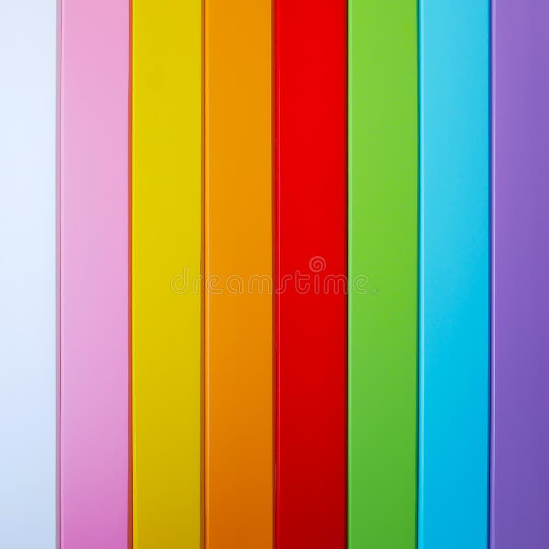 Rainbow Backdrop, Vivid Colorful Vintage Wooden Strips Background Stock ...