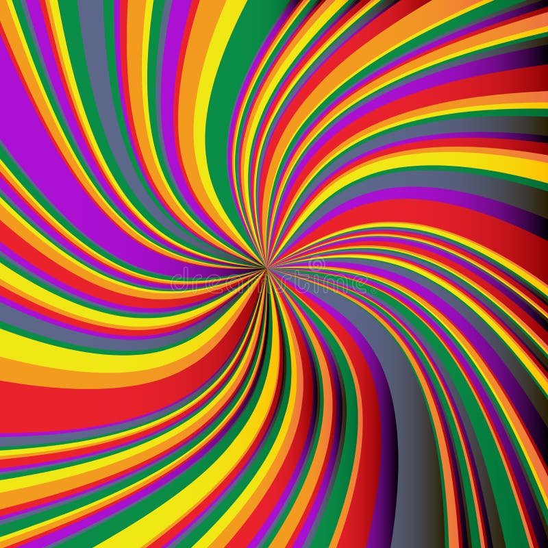 Art Rainbow Abstract Swirl Vector Background Stock Vector ...
