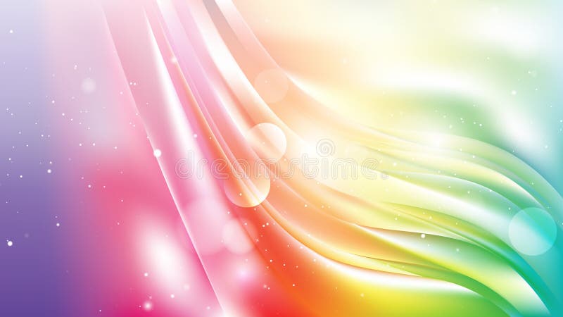 Rainbow Background Beautiful Elegant Illustration Graphic Art Design ...