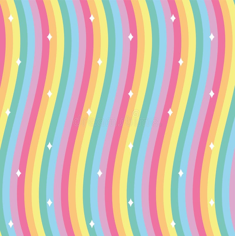 Rainbow background design stock vector. Illustration of star - 238749303