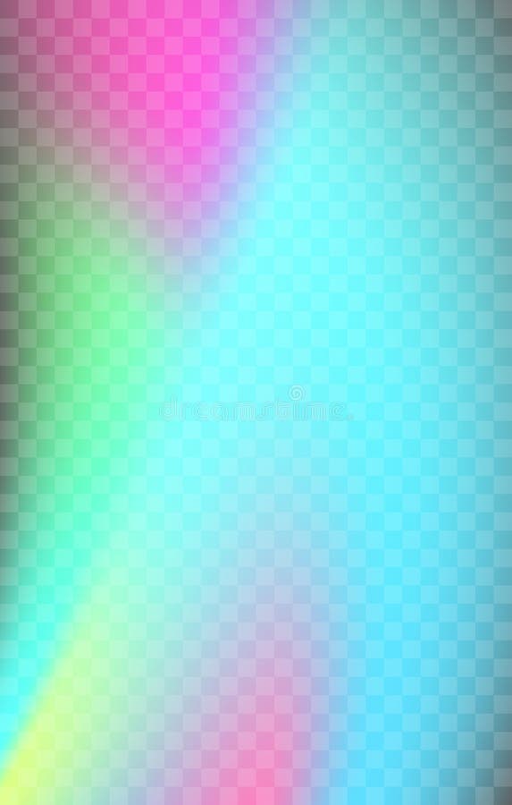 Rainbow Crystal Reflection Effect. Shimmer and Shine Stock Vector ...
