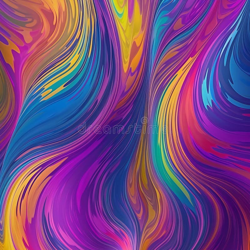 Rainbow Background Iridescent Fluid Texture, Abstract, Colors Stock ...