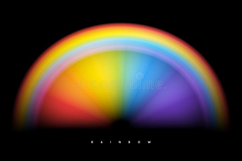 Rainbow Background. Minimalist Abstract Background for Poster, Banner ...