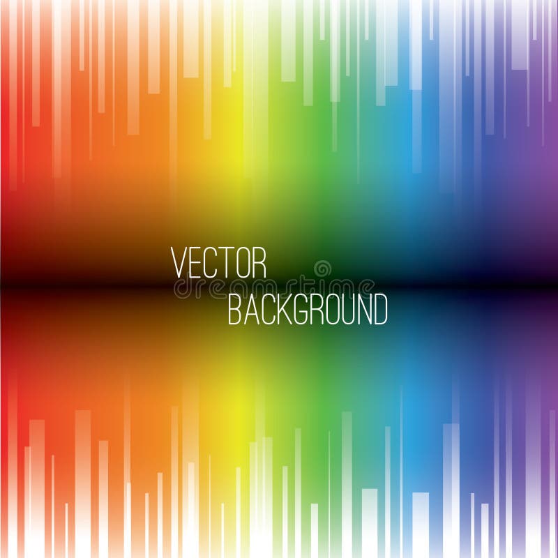 Rainbow Background. Vector Illustration Decorative Design Stock Vector ...