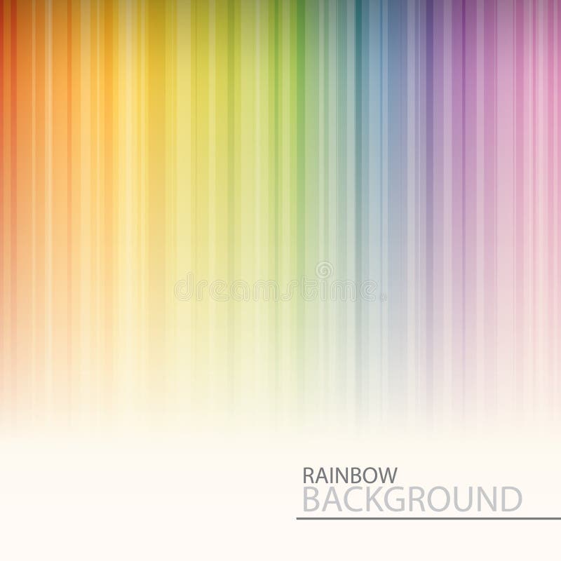 Rainbow Background. Vector Illustration Decorative Design Stock Vector ...