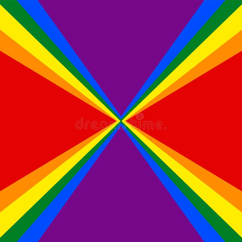 Rainbow Background, Vector Illustration, Isolate on White Background ...