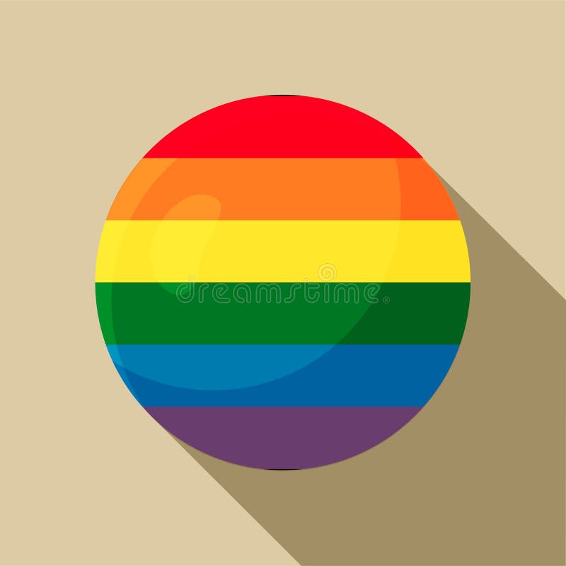 Rainbow ball logo stock vector. Illustration of icon - 168132274