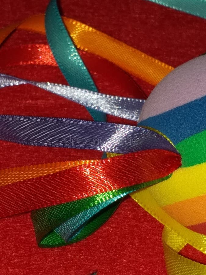 Coloured Ribbons stock image. Image of coloured, craft - 75435853