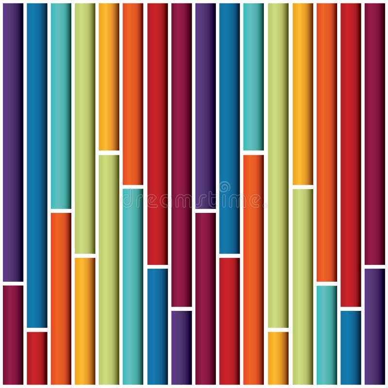 Rainbow Bars stock vector. Illustration of blue, customizable - 7162490