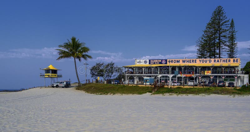 Rainbow Bay Surf Lifesaving Club Editorial Stock Image - Image of ...