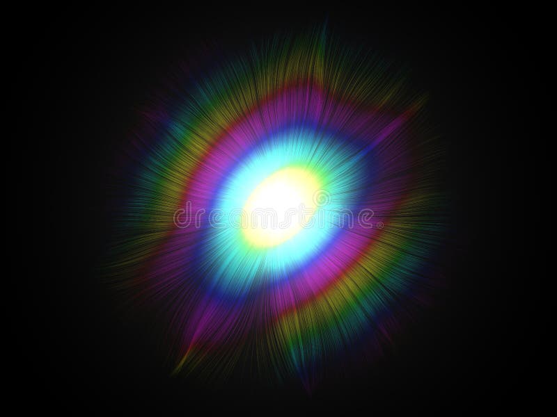 Rainbow beam effect stock image. Image of explosion, neon - 56050353