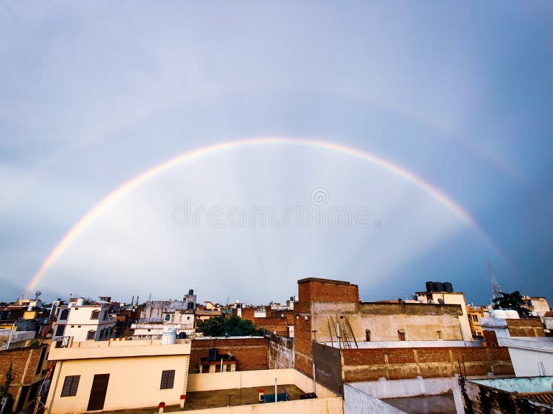 Rainbow stock photo. Image of rainbow, beautiful, shadow - 225909528