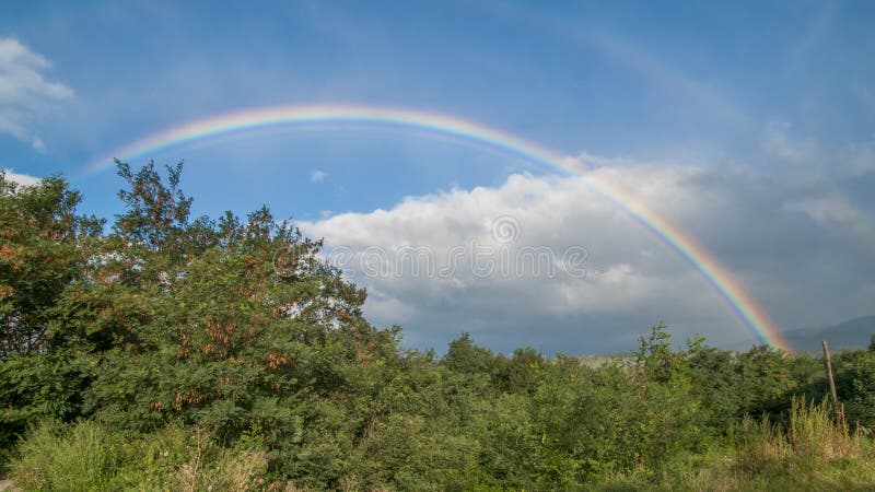 Rainbow stock photo. Image of summer, colors, beautiful - 49614074