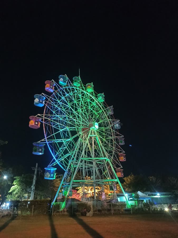 Rainbow (bianglala) Glow in the Dark Editorial Photography - Image of ...
