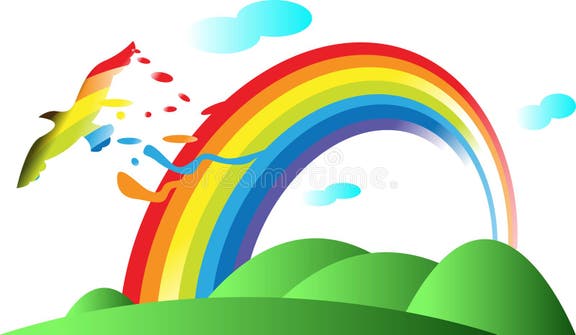 Colorful Rainbow Bird Stock Illustrations – 16,420 Colorful Rainbow ...