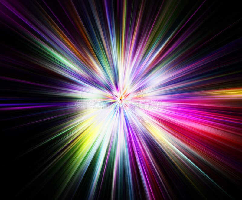 Rainbow blast stock illustration. Illustration of digital - 6522339