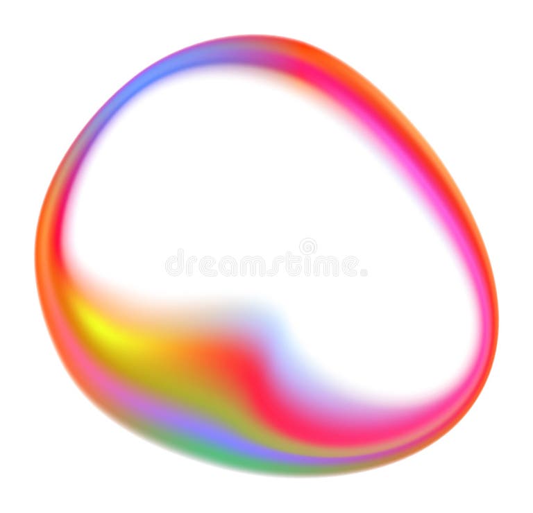 Rainbow Blob Shape Color Gradient Stock Vector - Illustration of color ...