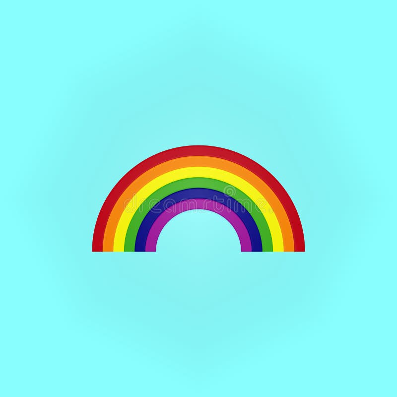 Single Rainbow Stock Illustrations – 2,368 Single Rainbow Stock ...