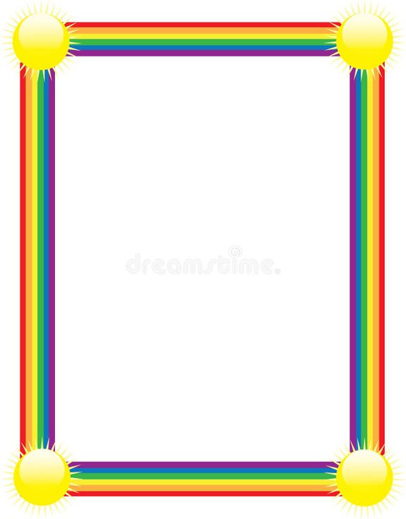 Colour Spectrum Border Stock Illustrations – 658 Colour Spectrum Border ...