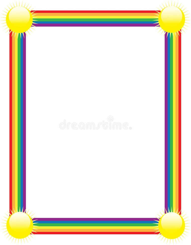 Colour Spectrum Border Stock Illustrations – 658 Colour Spectrum Border ...