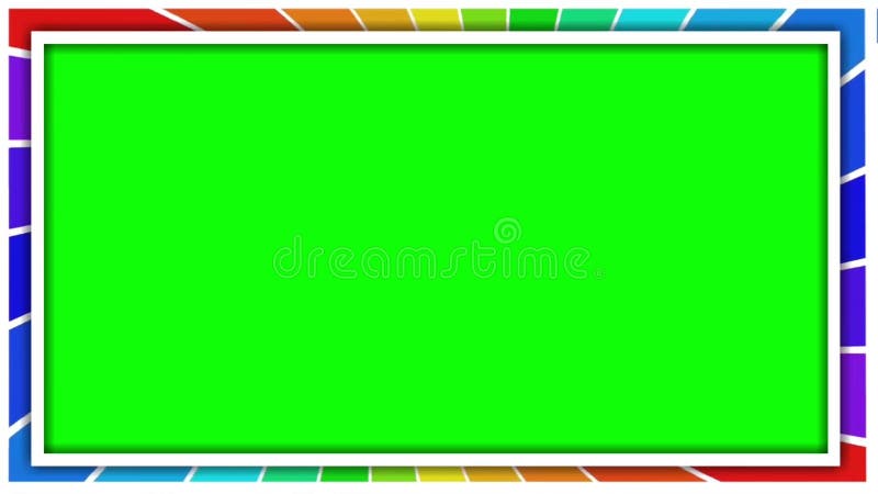 Old CRT TV with Green Screen Display Animation Stock Footage - Video of retro, animation: 382032290