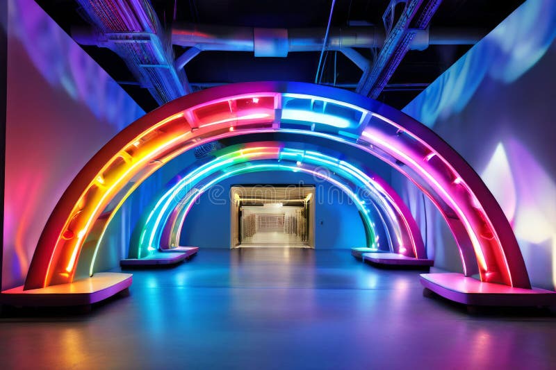 Rainbow Bridge Lift Cell a Lift Cell that Resembles a Stock Image ...