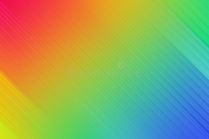 Rainbow Bright Beautiful Festive Background. Stock Illustration ...