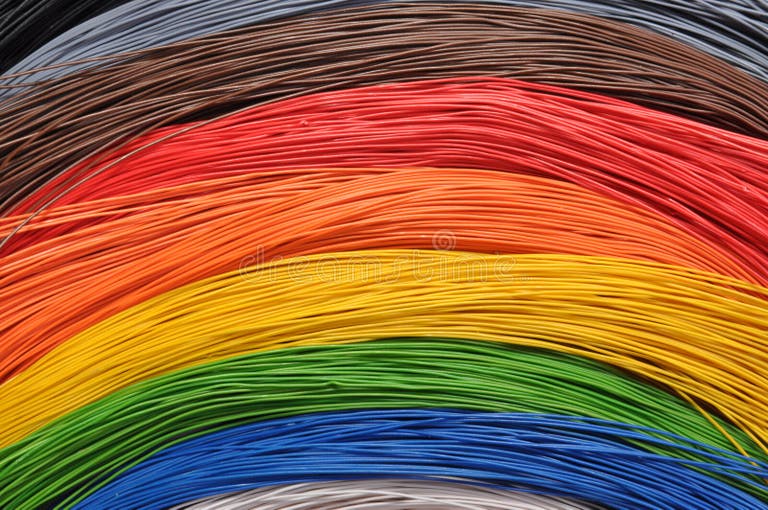 Rainbow in Broadband Networks Stock Photo - Image of internet ...
