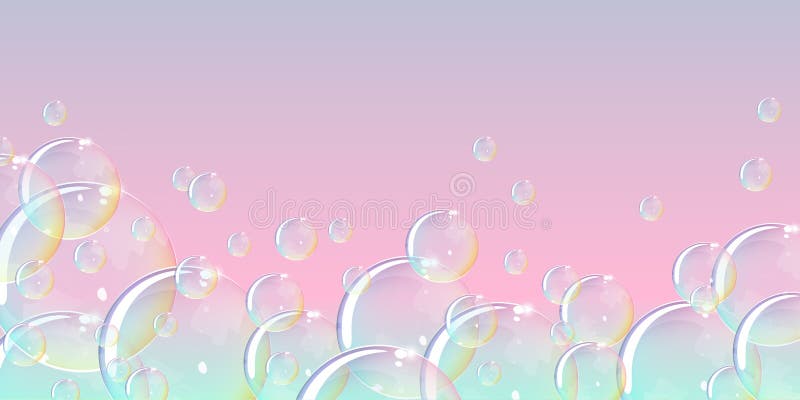 Rainbow bubbles background stock vector. Illustration of vector - 245927483