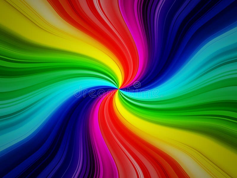 Rainbow Burst stock vector. Illustration of meteor, color - 7235986