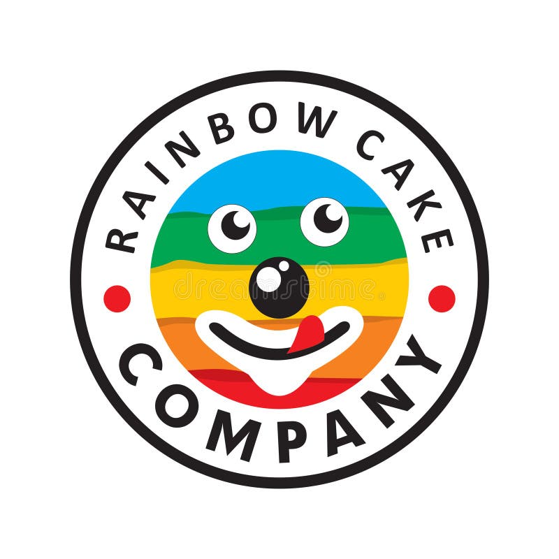 Rainbow Cake Logo , Bakery Logo Vector Stock Illustration ...