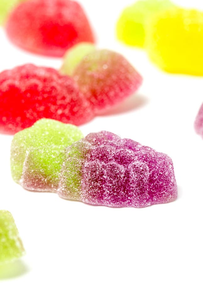 Rainbow Candy in Various Colors Stock Image - Image of round, fresh ...