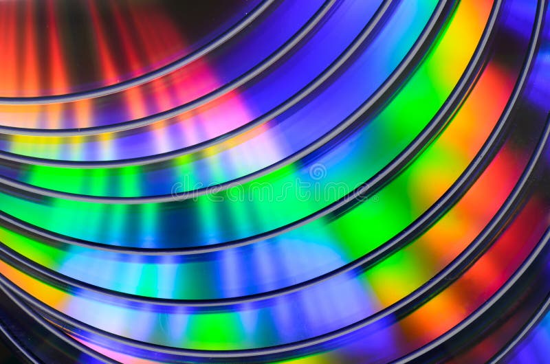 Rainbow cd dvd bluray stock image. Image of green, circle - 64174665