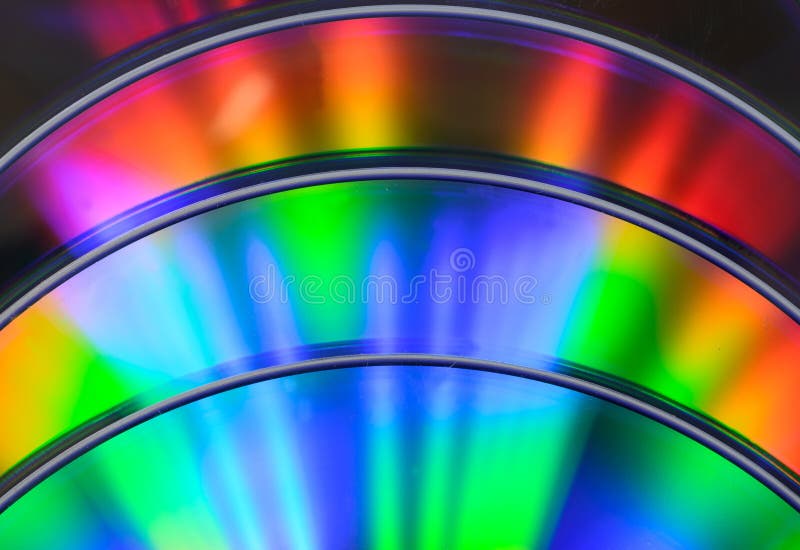 Rainbow cd dvd bluray stock image. Image of purple, blue - 64174715