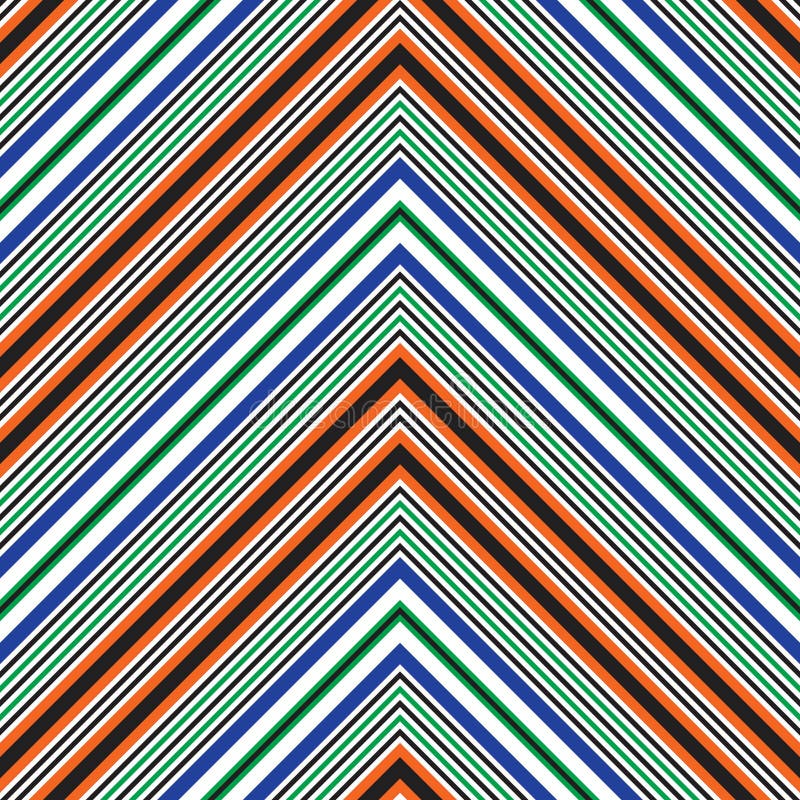 Rainbow Chevron Diagonal Stripes Seamless Pattern Background Stock ...