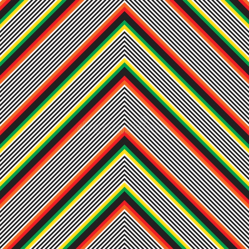 Rainbow Chevron Diagonal Stripes Seamless Pattern Background Stock ...