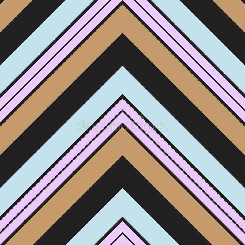 Rainbow Chevron Diagonal Stripes Seamless Pattern Background Stock ...