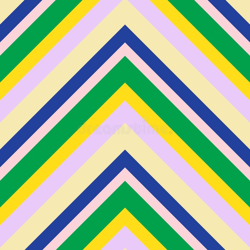 Rainbow Chevron Diagonal Stripes Seamless Pattern Background Stock ...