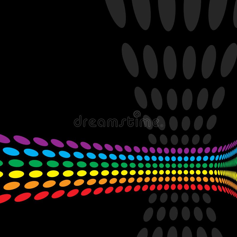 Rainbow Circles Layout stock vector. Illustration of graphic - 7162465