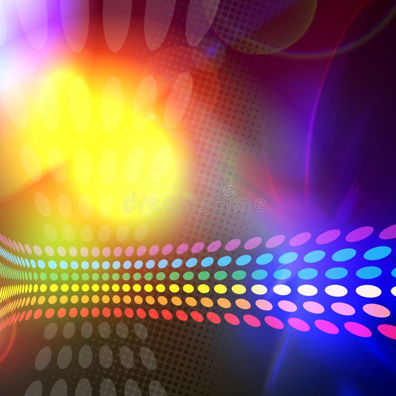 Rainbow Circles Layout stock illustration. Illustration of black - 8611173